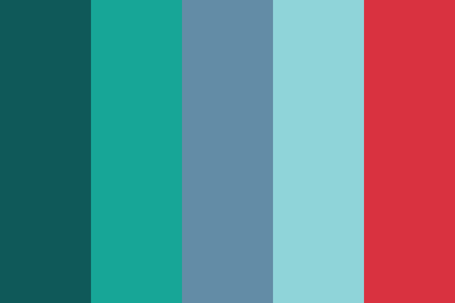 Color of Traffic Color Palette