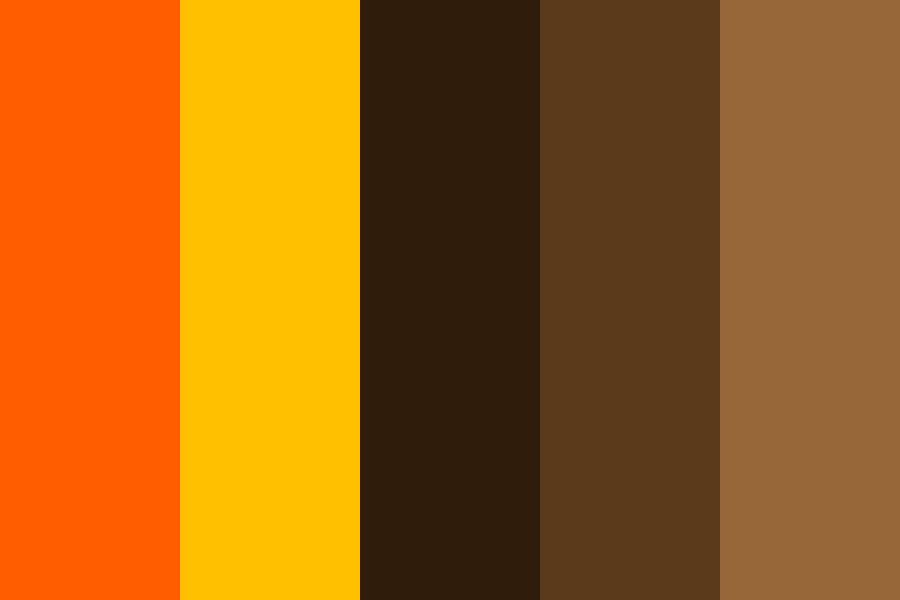 Reese Peanut Butter Cup Color Palette