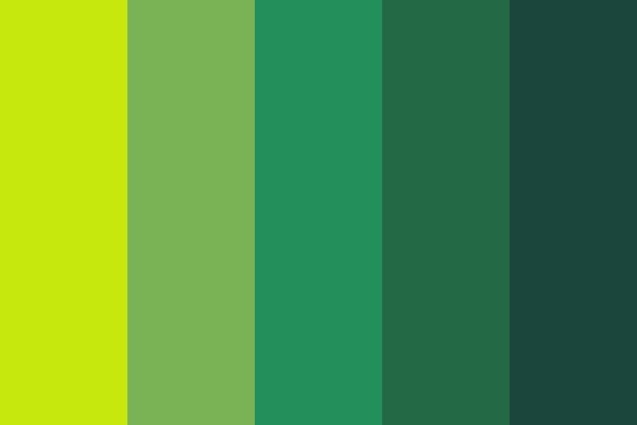 Toxic green theme Color Palette