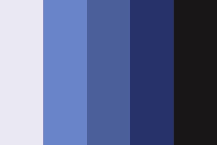 Sodalite Gemstone Color Palette