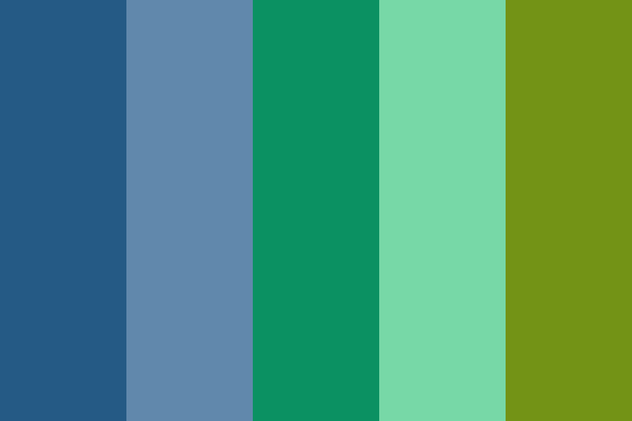 Jade Peacock Color Palette